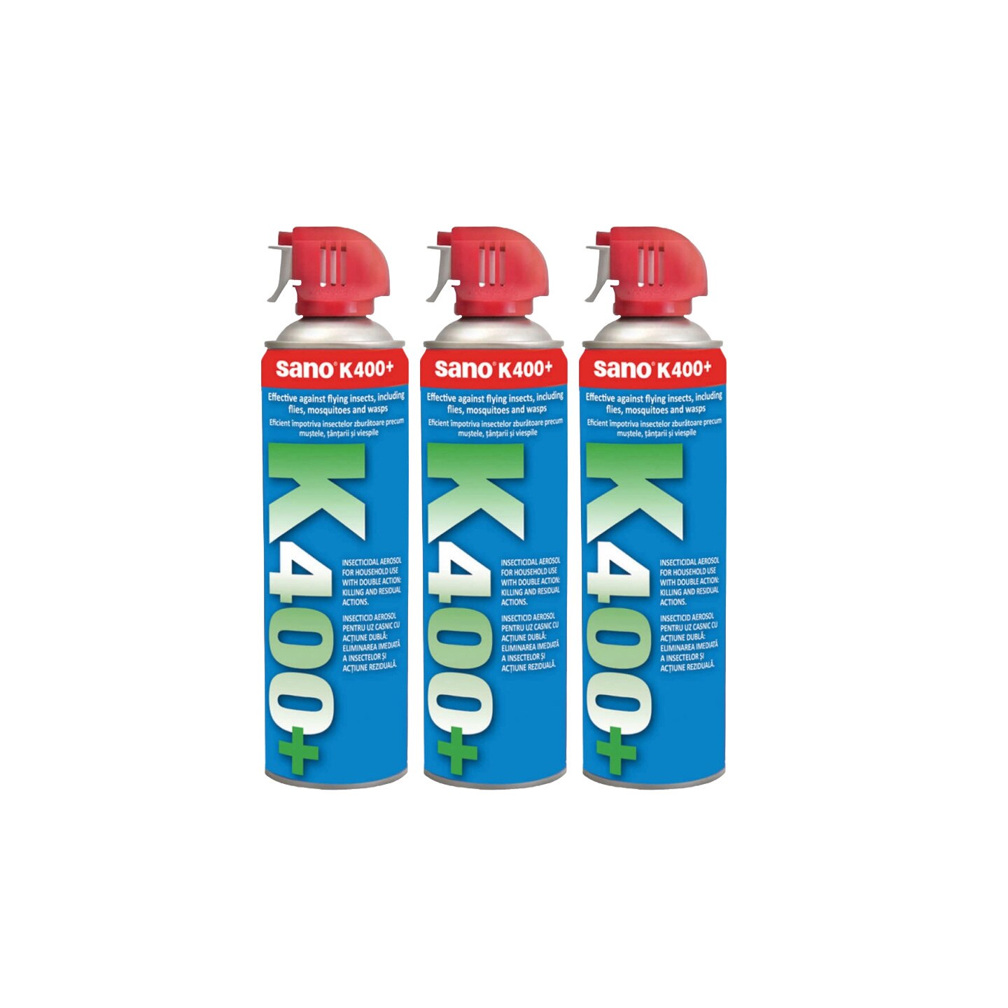 Set 3 x Sano Insecticid Gandaci K400 500ml, efect de lunga durata ...