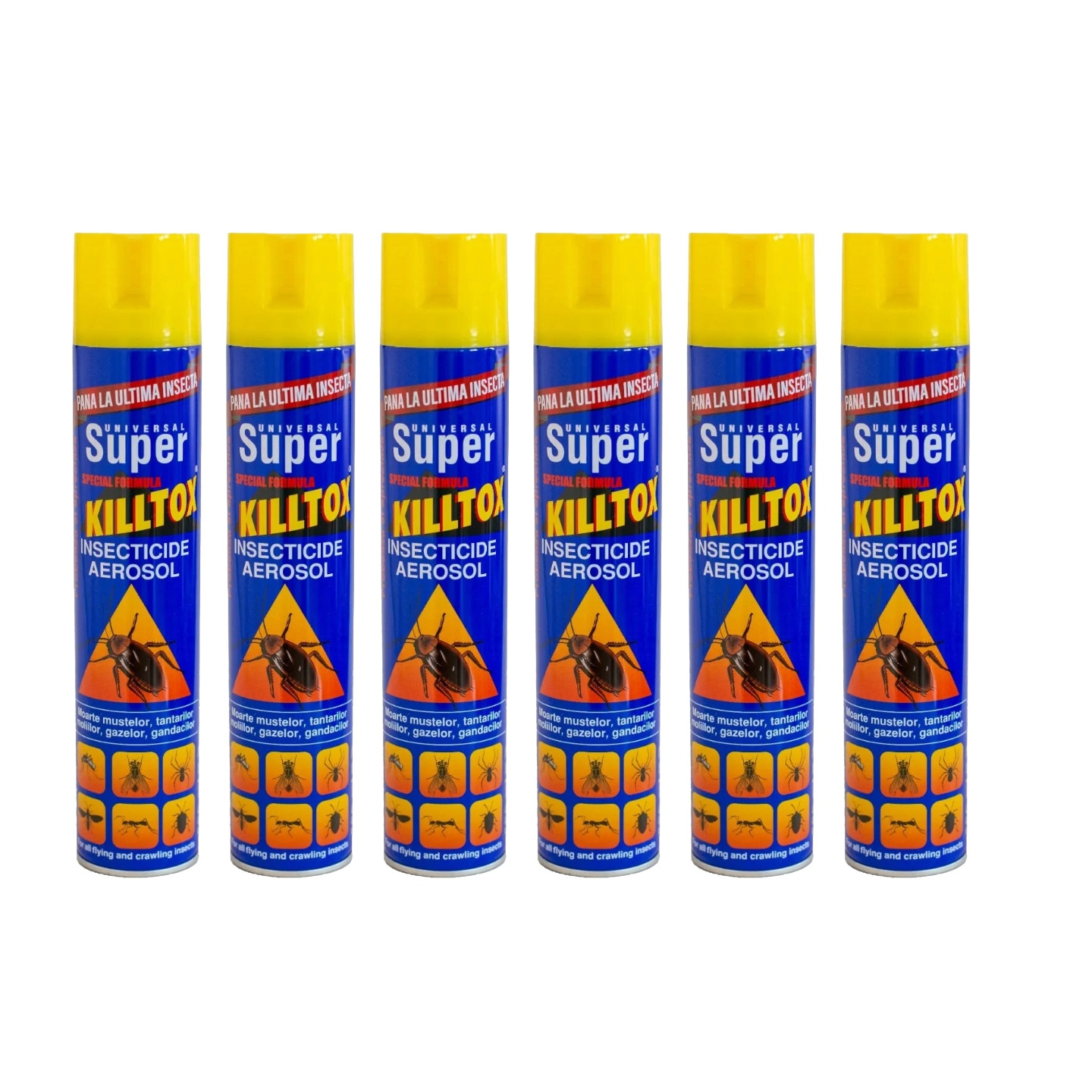 Set 6 x Killtox Insecticid Universal 500ml, efect de lunga durata ...