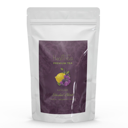 Ceai de plante cu mar, verbina si galbenele Healthea Elf Elixir 100g ...