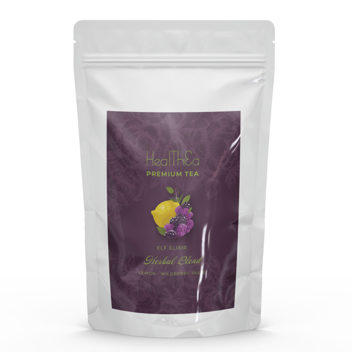 Ceai de plante cu mar, verbina si galbenele Healthea Elf Elixir 100g ...