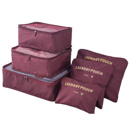 Set 6 huse organizare bagaj Bootic®, 6 marimi diferite de organizator ...