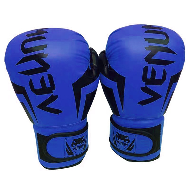 Manusi box Tebnaild, poliuretan, suport incheietura, albastru, 8OZ ...