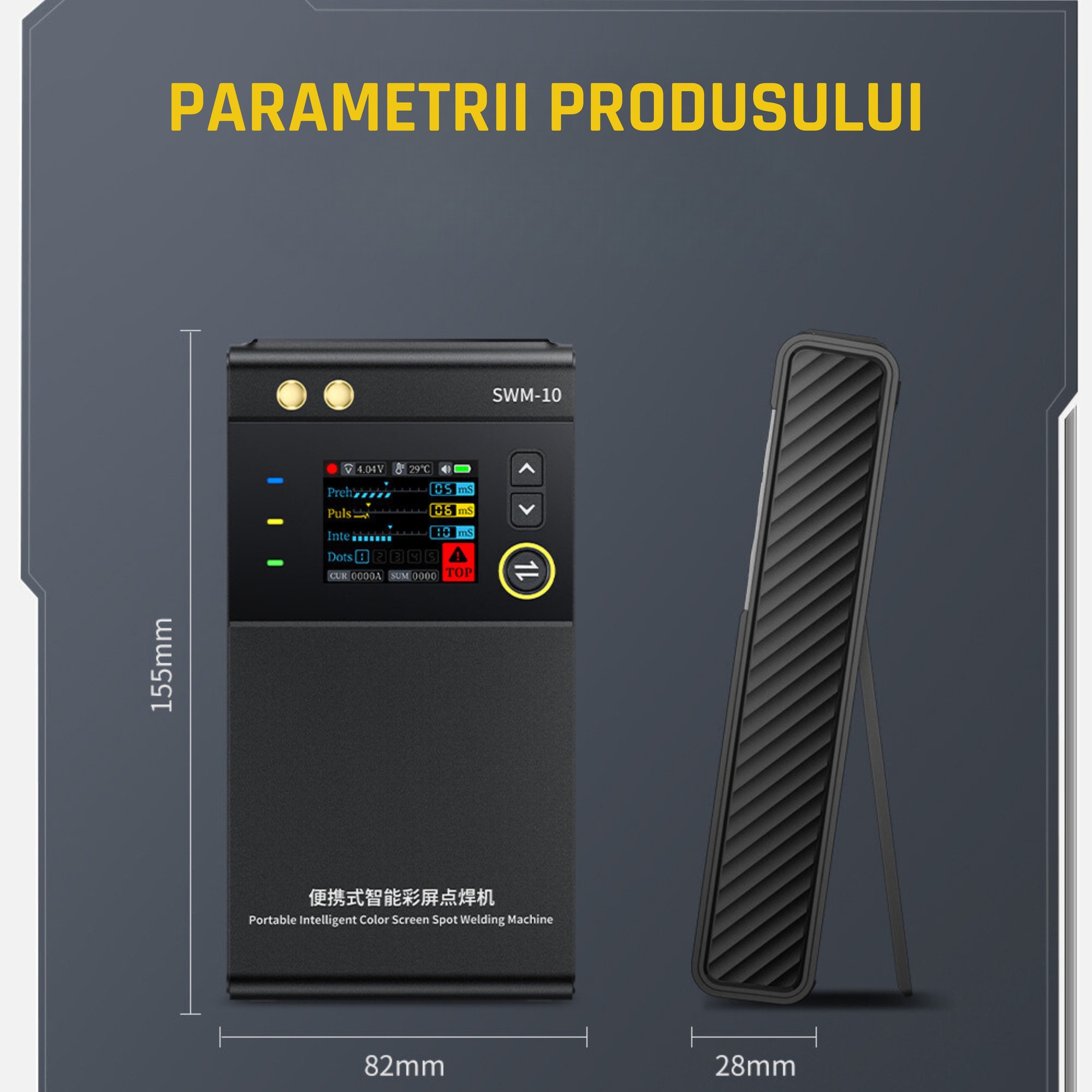 Aparat de sudura in puncte pentru acumulatori Li-ion, TAITAVA, SWM-10 ...