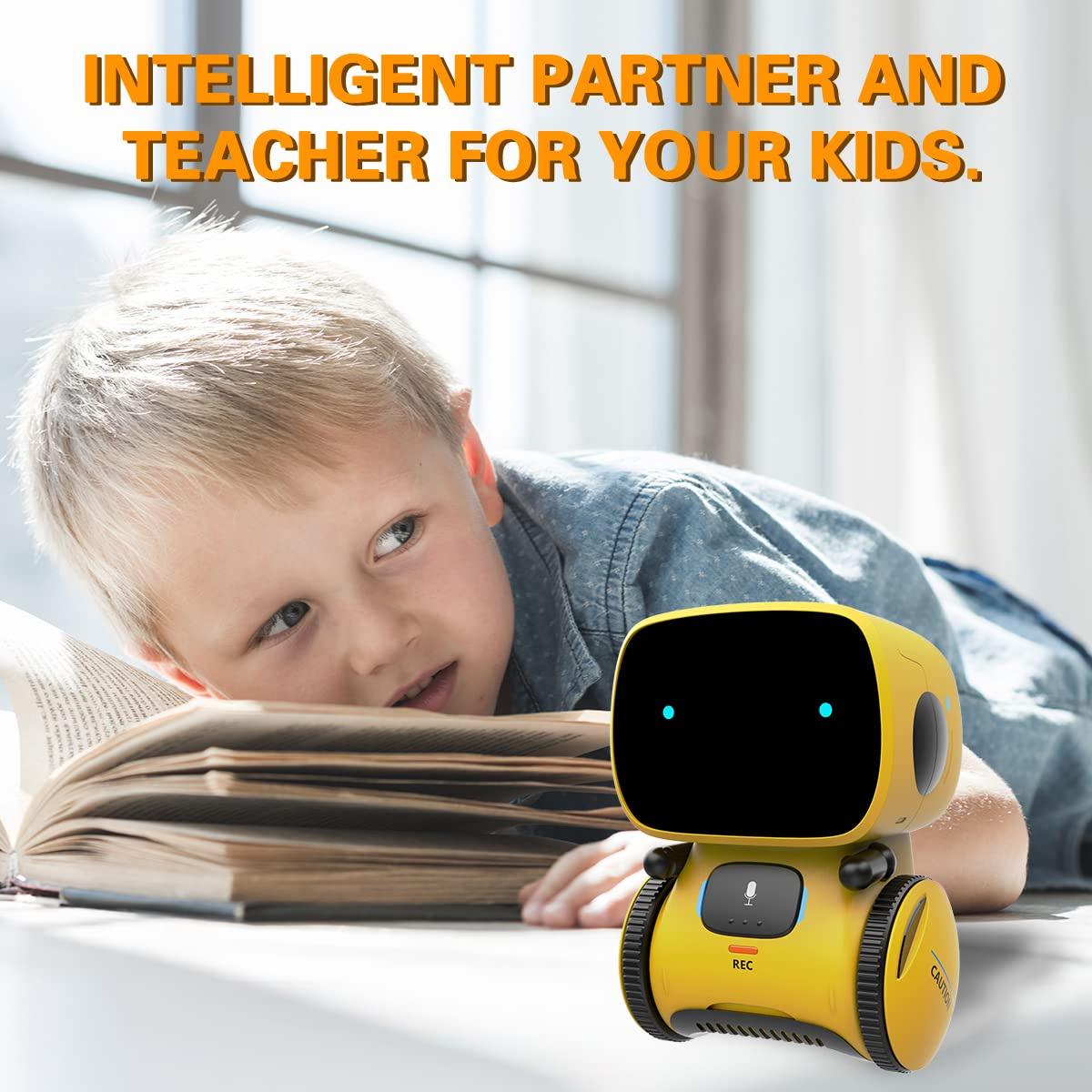 Robot de jucarie inteligent, interactiv cu control vocal si senzori ...