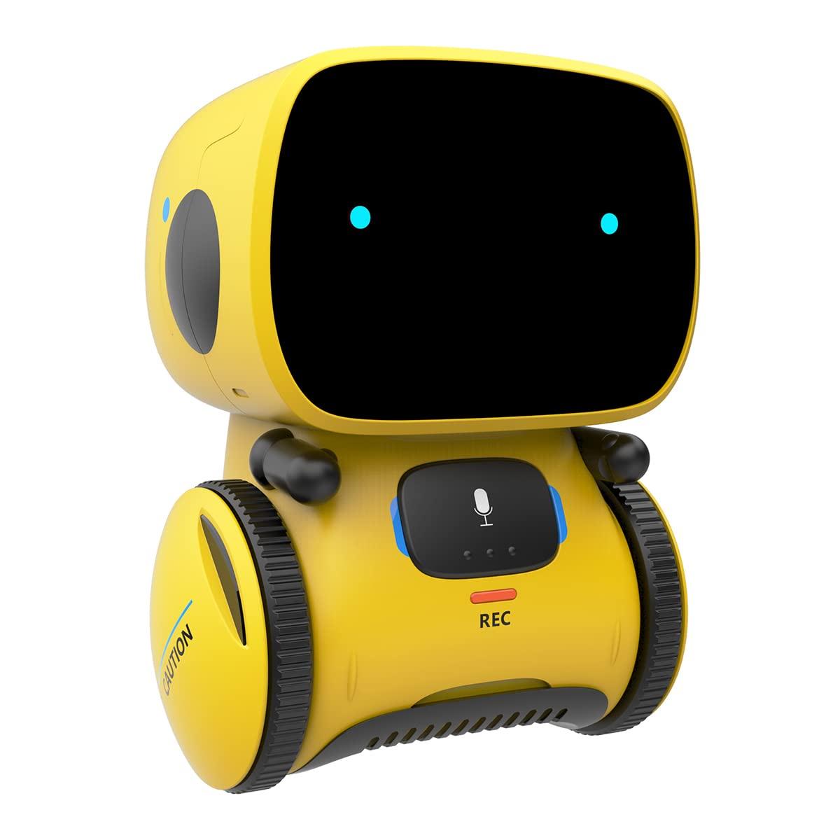 Robot de jucarie inteligent, interactiv cu control vocal si senzori tactili, canta si danseaza ...