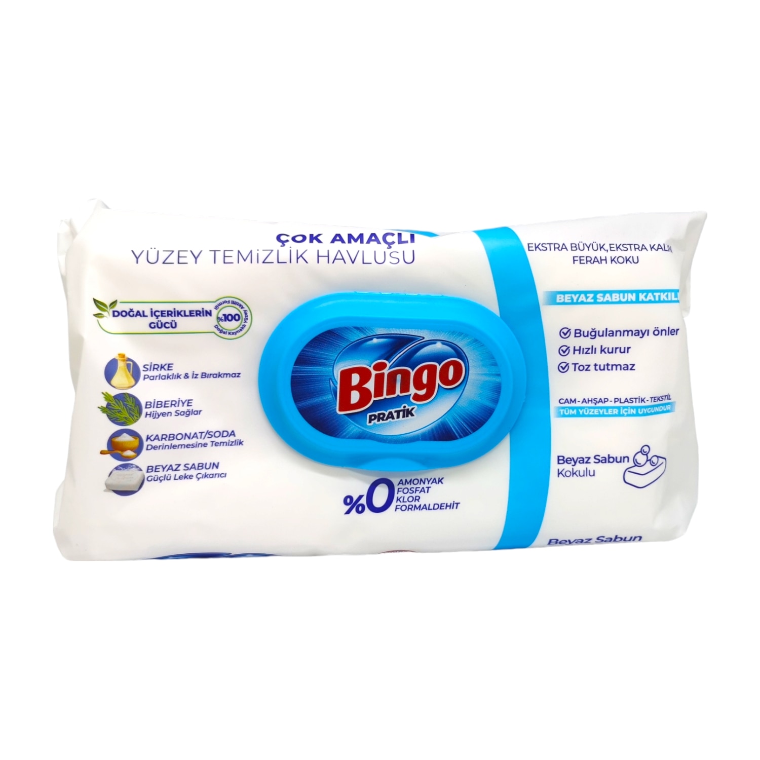 Servetele umede, Bingo, 96 cubcati, Alb - eMAG.ro