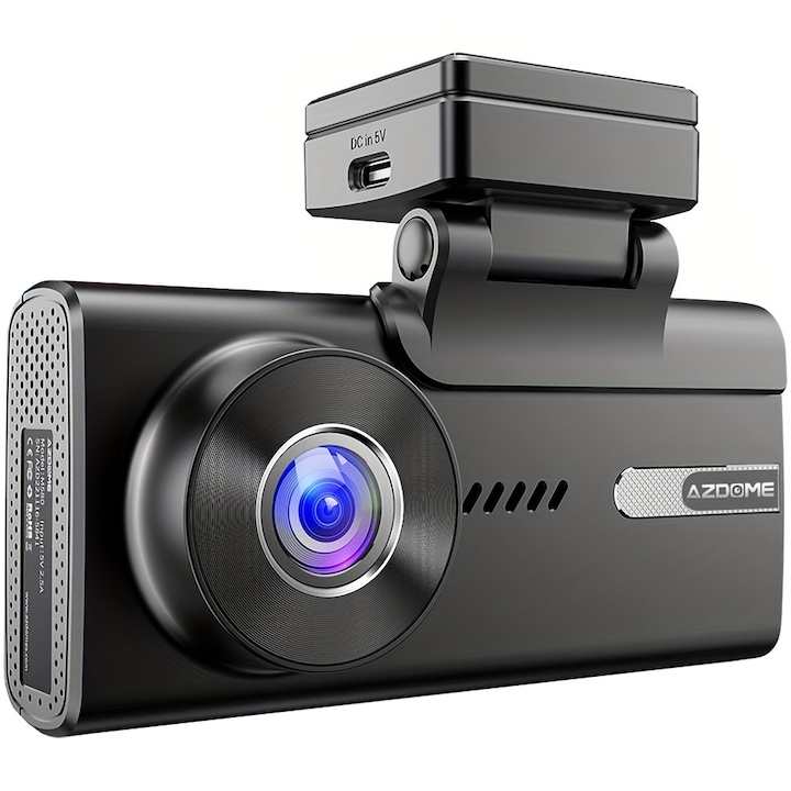 Camera auto de bord AZDOME M580 cu 3 canale 5K, WiFi 5G, WDR Night ...