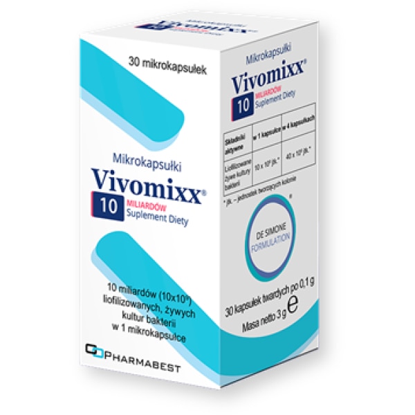 Supliment alimentar Vivomixx micro, PHARMABEST, 30 capsule, pentru ...