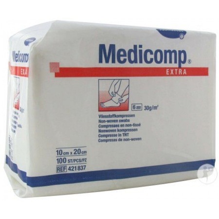 Comprese Extra Sterile, pe Suport Netesut, 10cm x 20cm, 100 buc ...