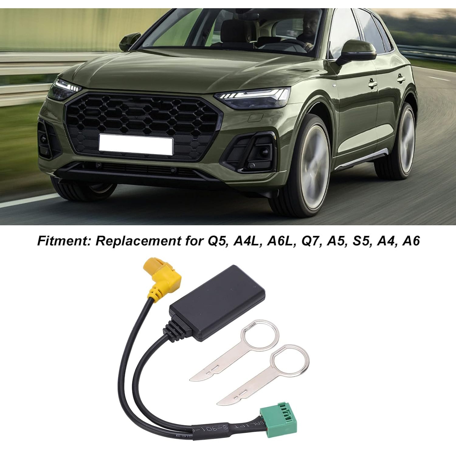 Adaptor bluetooth auxiliar wireless compatibil MMI 3G Ami Audi A4, A6, Q5, Q7, JENUOS® - eMAG.ro