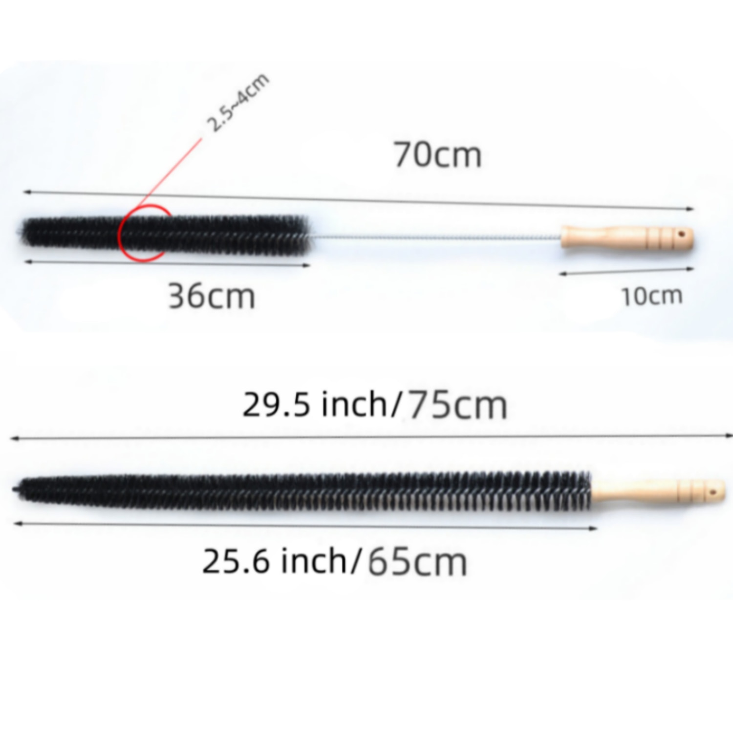 Set 2 bucati Perie de curatare extra-lunga pentru canale, uscatoare si ...