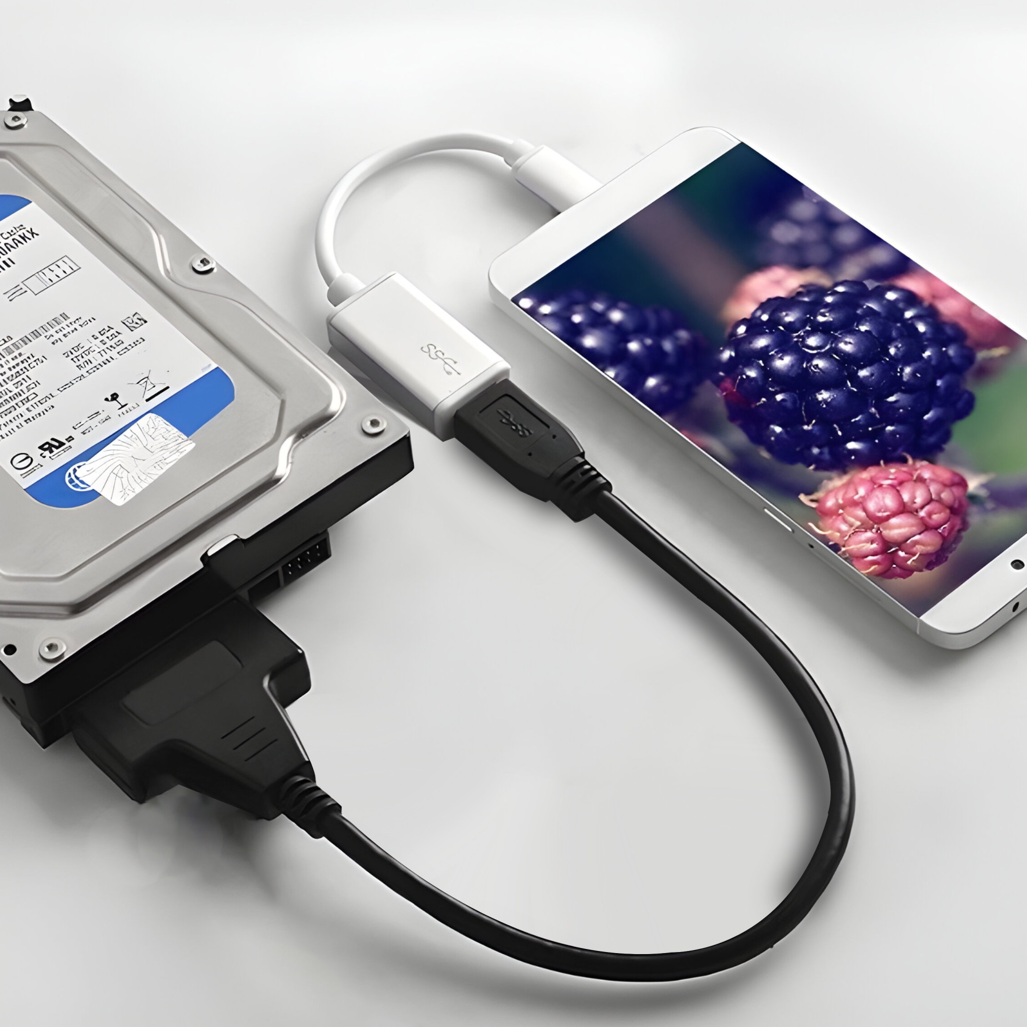 Adaptor USB 3.0 la SATA III Retoo pentru Transfer de Date HDD/SSD ...