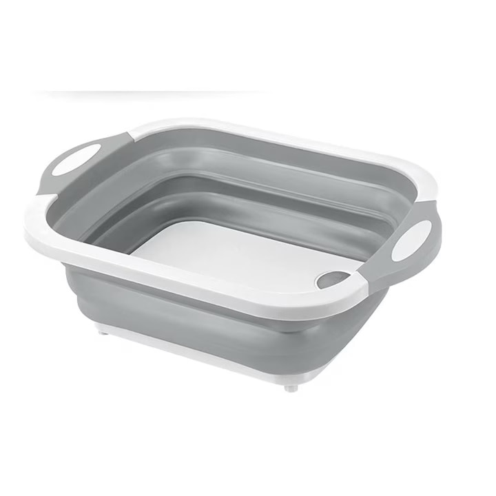 Cos multifunctional 3 in 1, scurgator/uscator pliabil pentru alimente ...