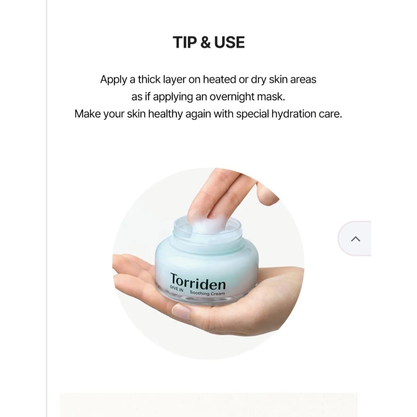 Crema DIVE-IN Soothing Cream varianta mini, Torriden, 20ml - eMAG.ro