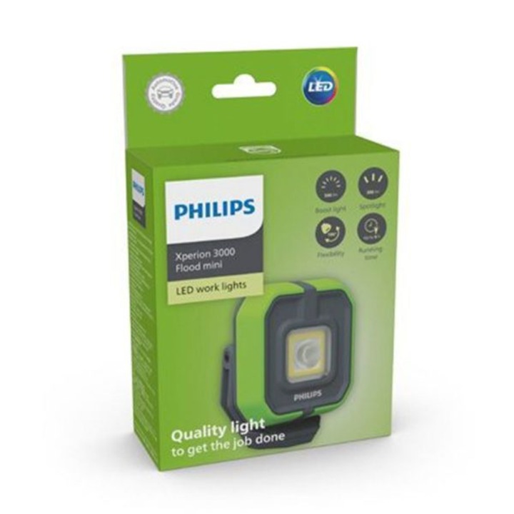 Lampa dubla cu proiector LED PHILIPS Xperion 3000, 5W, 500 lumeni, 3.7V ...
