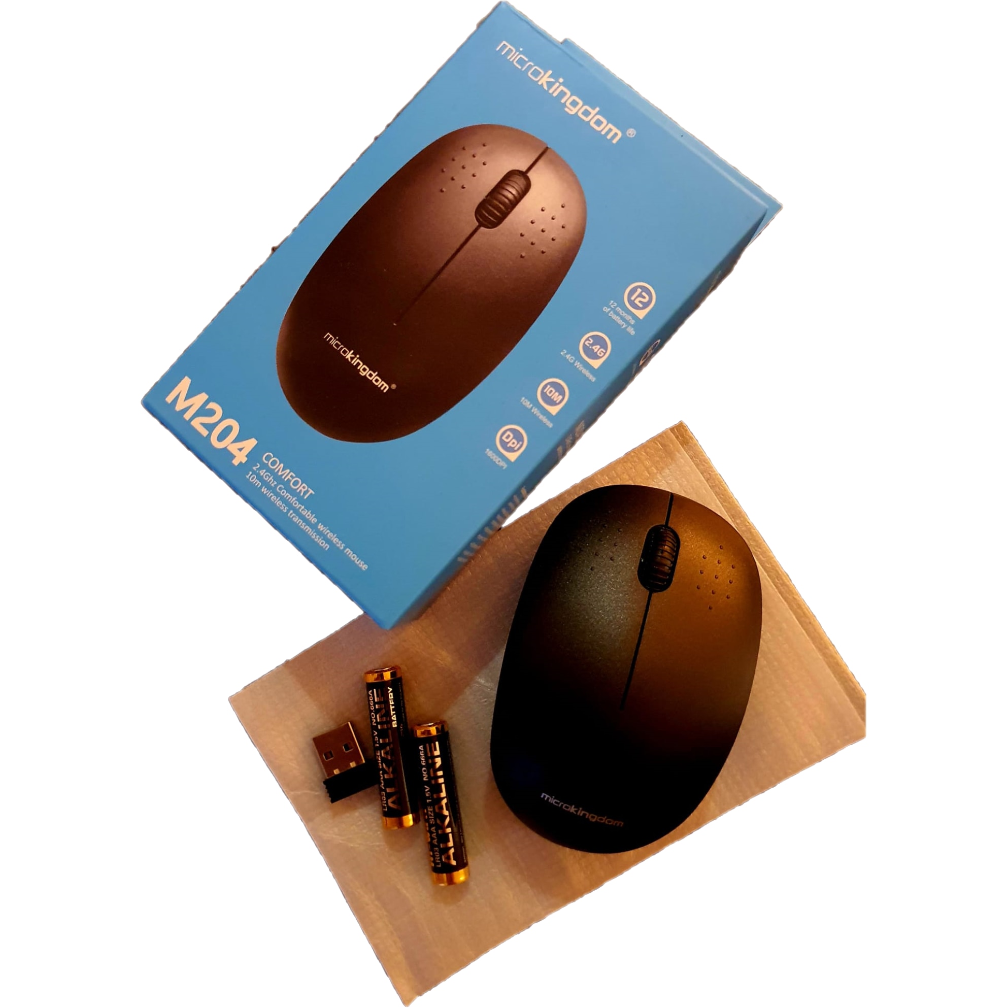 Mouse wireless, Bluetooth, USB, 2.4Ghz, microkingdom M204 - eMAG.ro