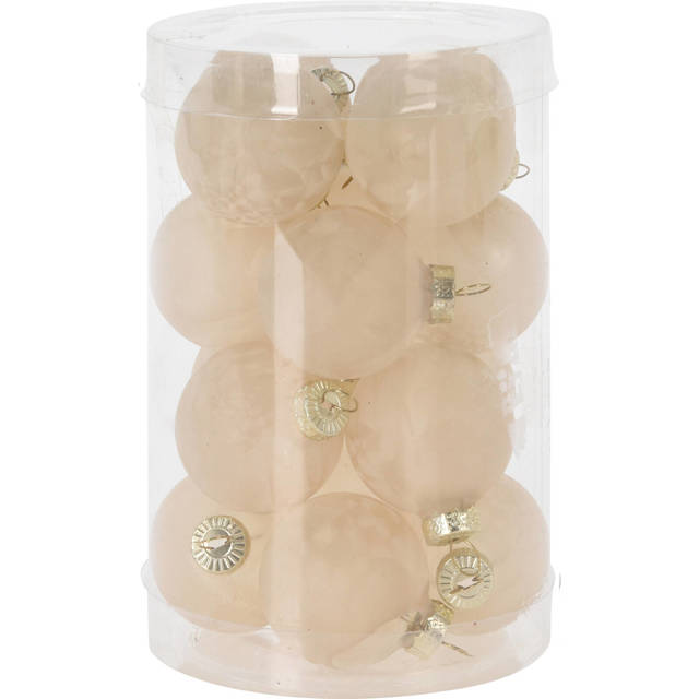 Set globulete de sticla, 16 bucati, Ø 3, 5 cm - eMAG.ro