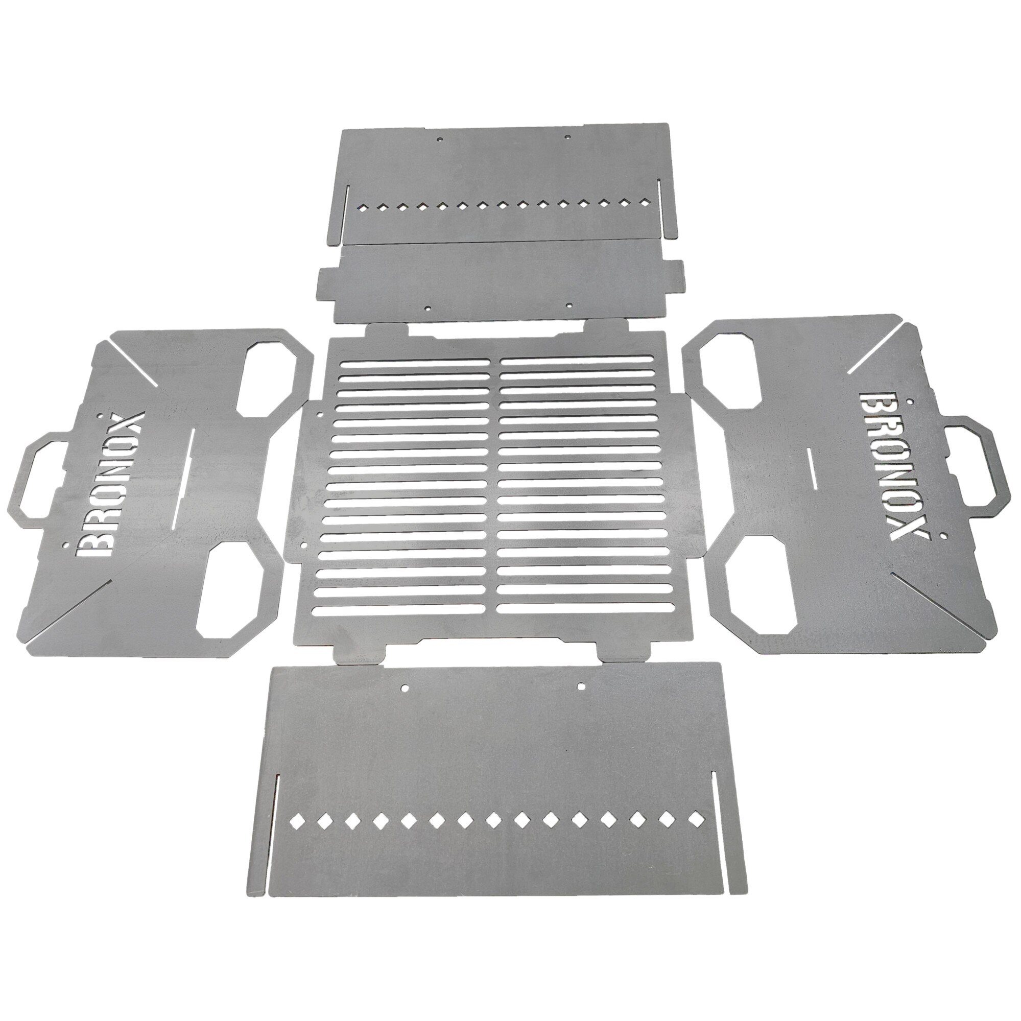 Gratar pliabil 400/380mm din tabla decapata de 3mm - eMAG.ro