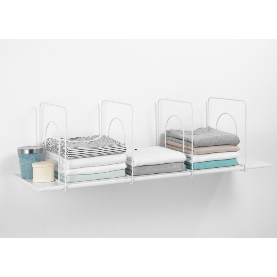 Set 2 separatoare pentru raft, pentru dulap/dressing, 30x32x5.2cm ...