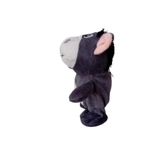 Jucarie interactiva magarus de plus vorbitor si dansator gri, 3 ani ...