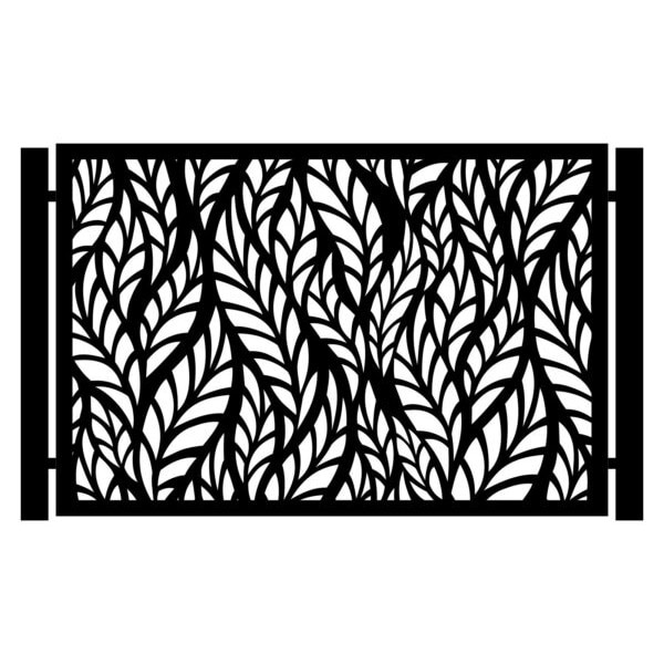 Panou gard din tabla decupata, 2000mm x 1500mm x 2mm, Gsp Inox, Model 1 ...