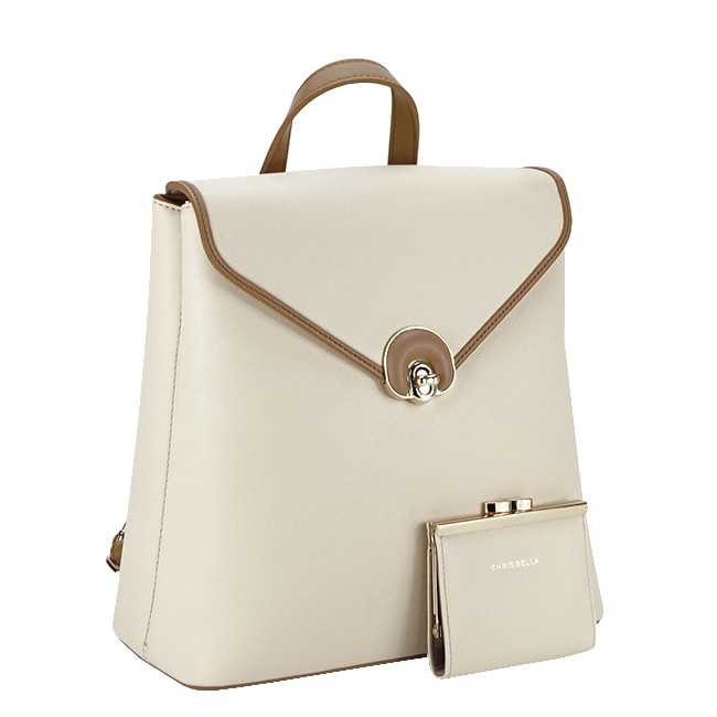 Chris Bella Premium кремава раница CB2404-4 17 - eMAG.bg