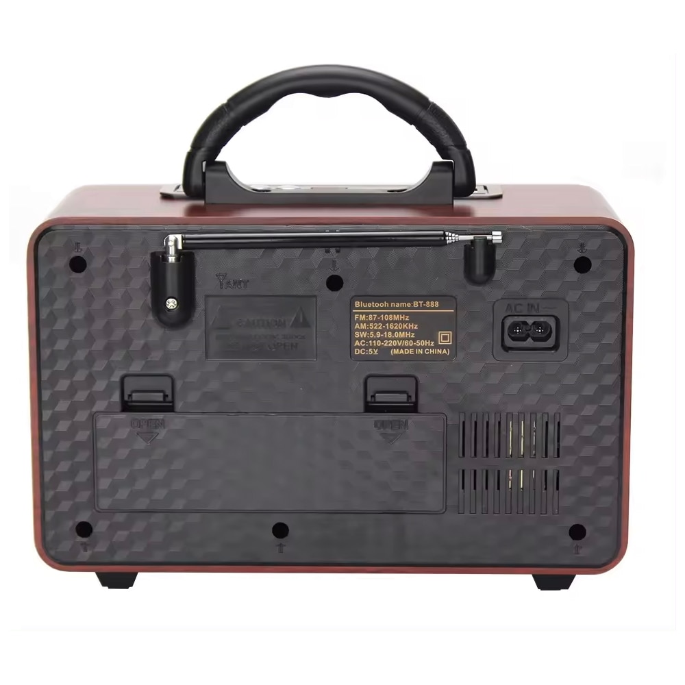 Radio portabil, MEIER, Reincarcabil, Telecomanda, Maro - eMAG.ro