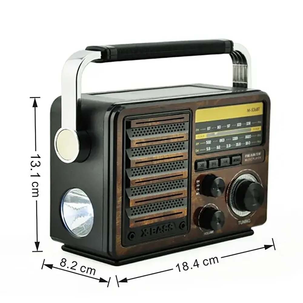 Radio portabil, Meier, Reincarcabil, Rosu - eMAG.ro