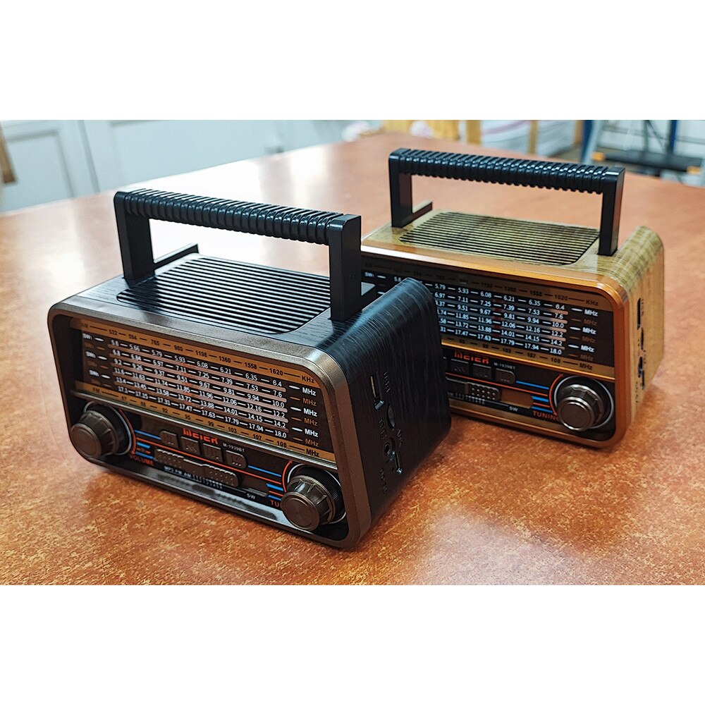 Radio portabil, Meier, MP3, Bluetooth, Auriu - eMAG.ro