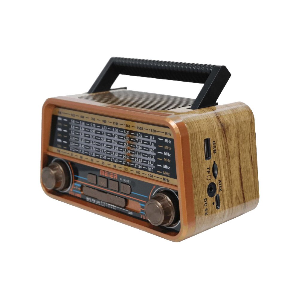 Radio portabil, Meier, MP3, Bluetooth, Auriu - eMAG.ro