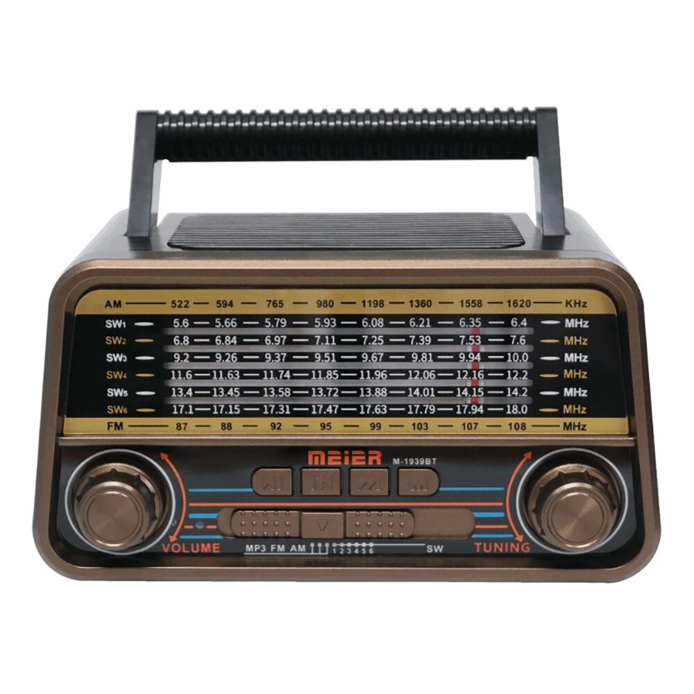 Radio portabil, Meier, Mp3, Bluetooth, Maro - eMAG.ro