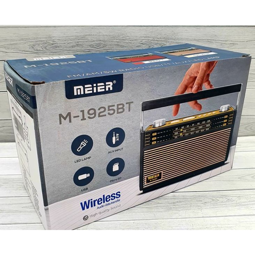 Radio portabil, Meier, Mp3, Bluetooth, Rosu - eMAG.ro