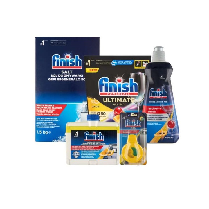 Pachet Finish Finish Ultimate All in 1, pachet de pornire, 50 de ...