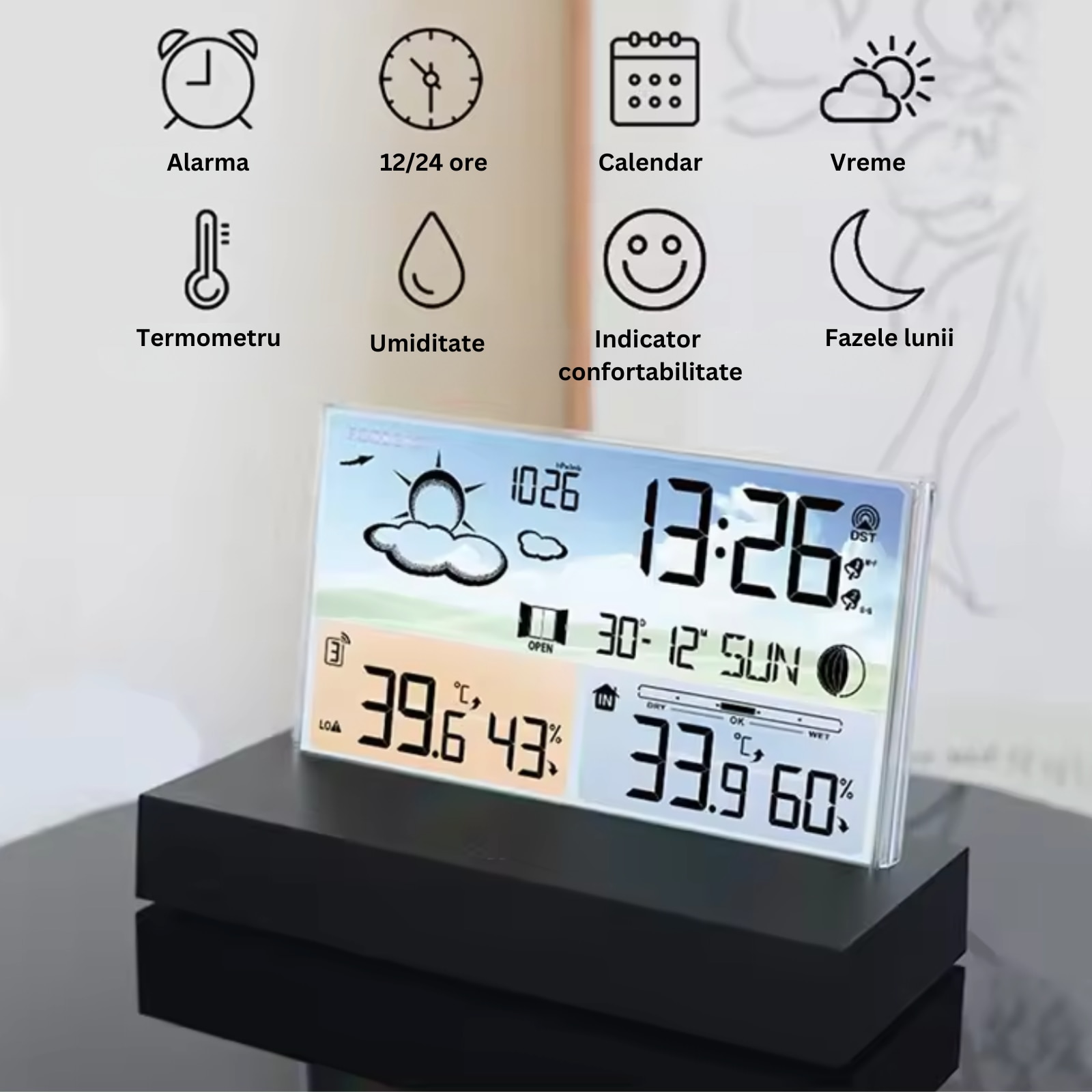Statie Meteo Multifunctionala Infiniteea™, Wireless, Masoara ...