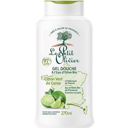 Gel de dus hidratant cu apa de masline bio si lamaie verde din Corsica ...