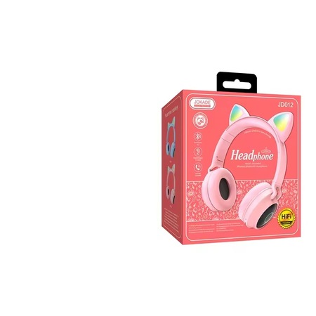 Casti Wireless model pisica, Roz - eMAG.ro