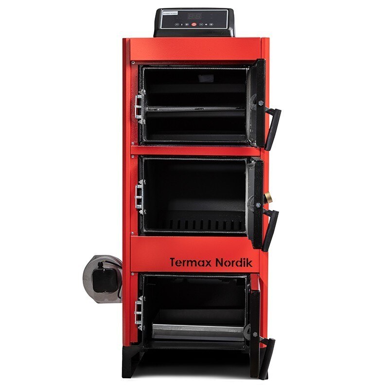 Pachet centrala pe lemn/carbune Termax Nordik 46 kW echipat cu ...