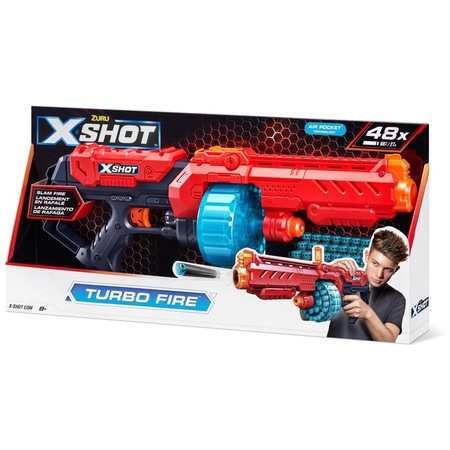 Blaster X-shot Excel Turbo Fire, 48 proiectile - eMAG.ro