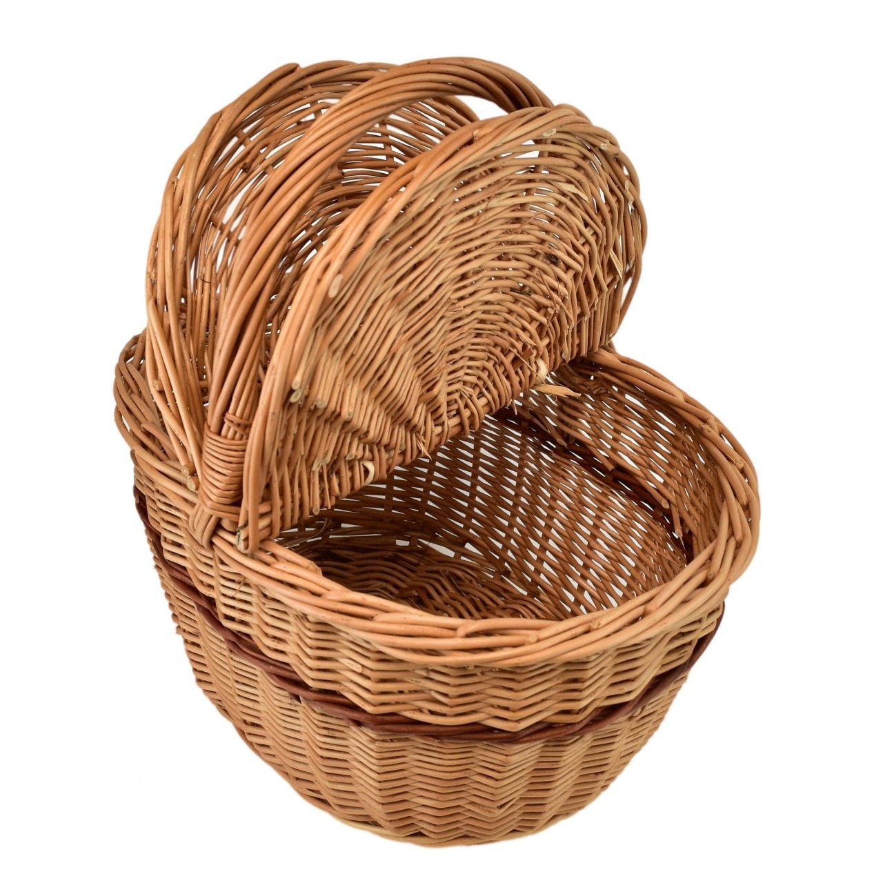 Cos de picnic oval 36×26×19/36 cm - eMAG.ro