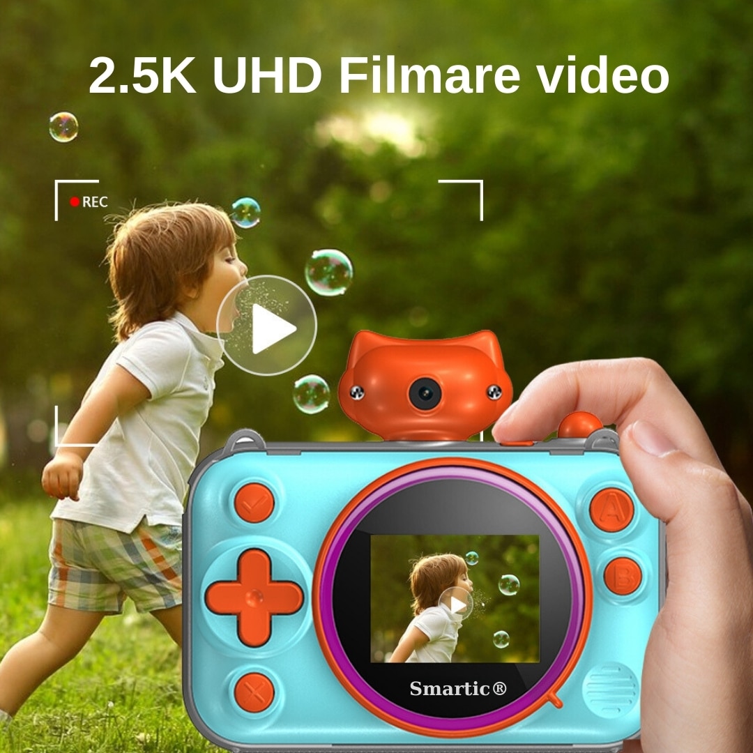 Camera foto instanta pentru copii, SMARTIC®, model SRK9, functii foto ...