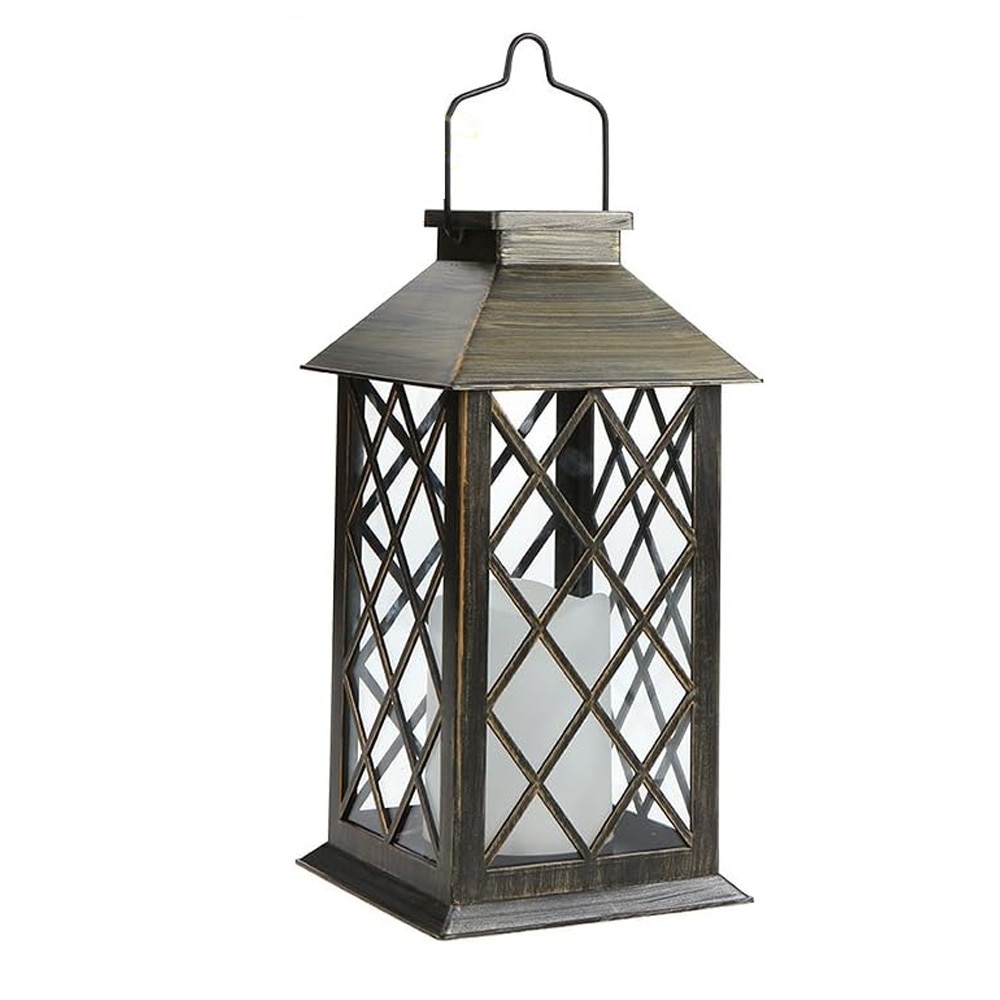 Felinar solar decorativ, efect lumina de lumanare, IP23, 6 ore ...