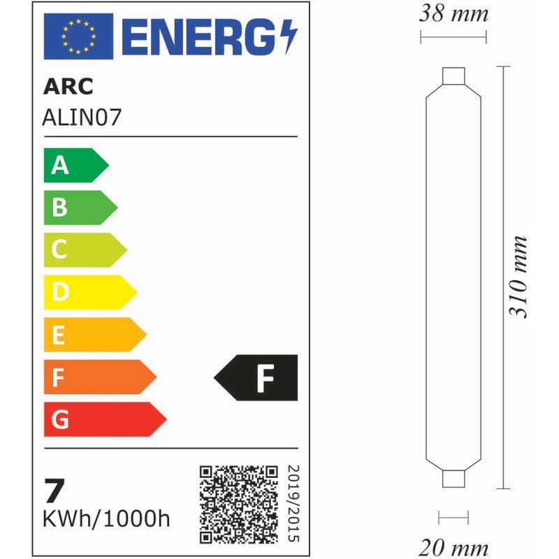Tub LED baie, neutru 4000K, 750lm, 300x38mm, alb - eMAG.ro