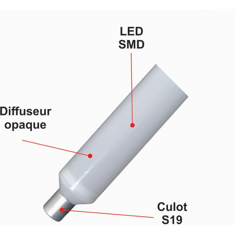 Tub LED baie, neutru 4000K, 750lm, 300x38mm, alb - eMAG.ro