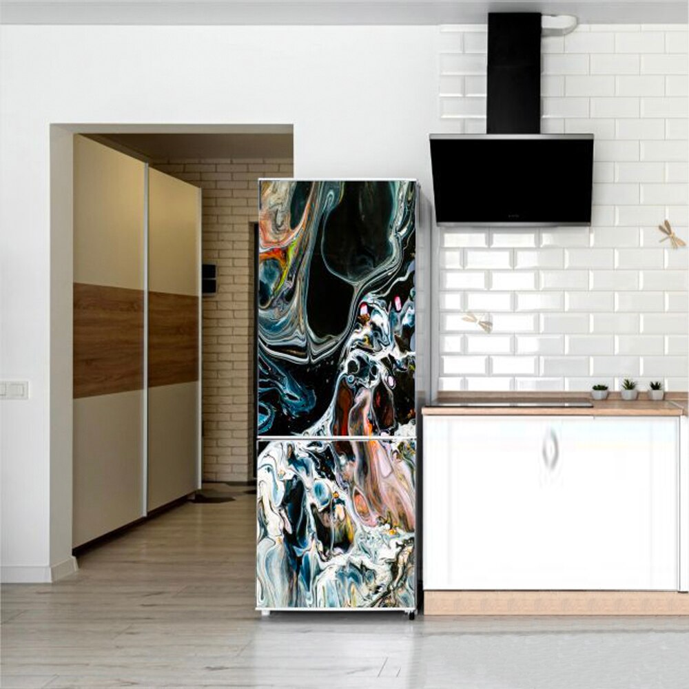 Autocolant pentru frigider, Model Neo Liquid, Dimensiuni 200 x 90 cm ...