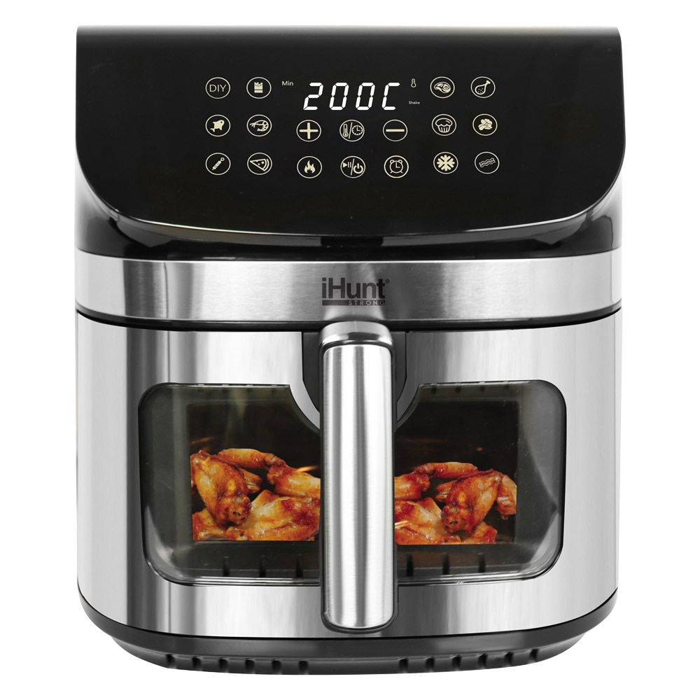 Еър фрайер iHunt Bro Air Fryer Ultra, Капацитет 9 литра, Чекмедже с ...