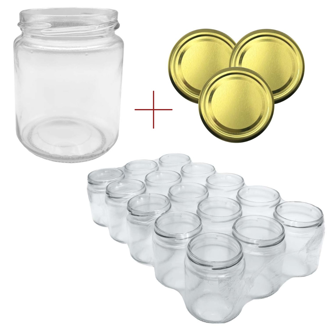 Set 15xborcane/capace, sticla, 275 ml - eMAG.ro