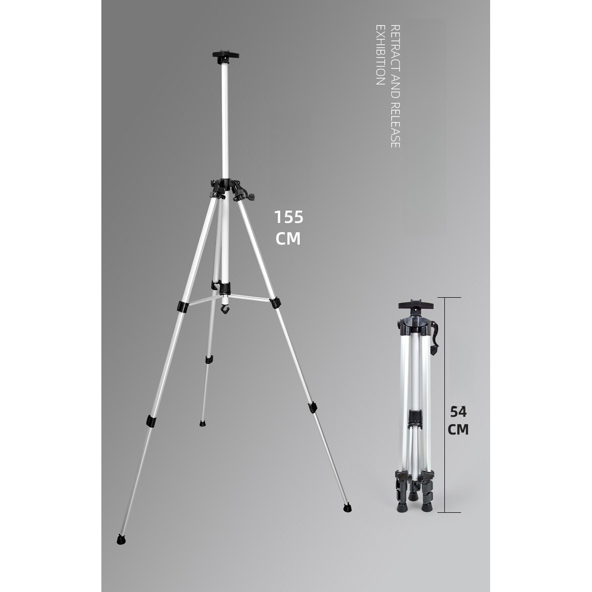 Sevalet portabil, reglabil cu manivela, negru, cu geanta de transport ...