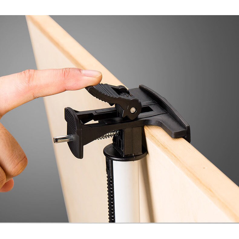 Sevalet portabil, reglabil cu manivela, negru, cu geanta de transport ...