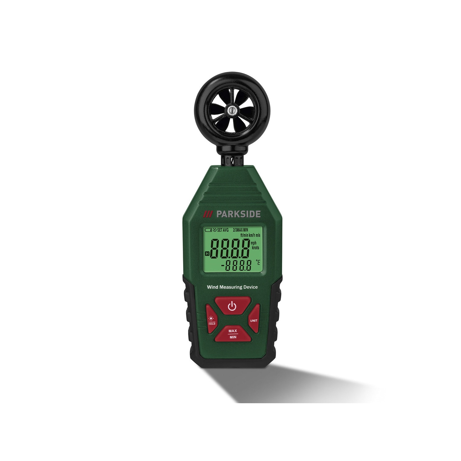 Anemometru digital Parkside PWM B2, pentru masurarea digitala a vitezei ...