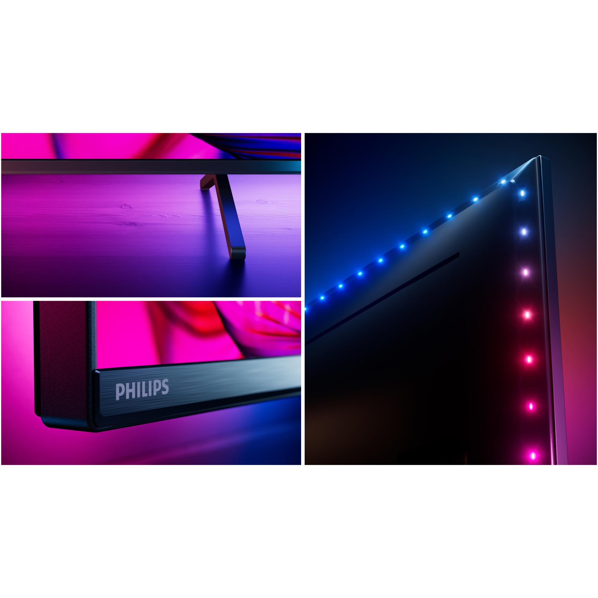 Televizor Philips AMBILIGHT tv LED 75PUS8919, 189 cm, Smart TV, Ultra HD 4K, 100 Hz, Clasa F ...